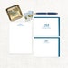 Complete Personalized Stationery Set GRAND MONOGRAM Monogrammed Custom ...
