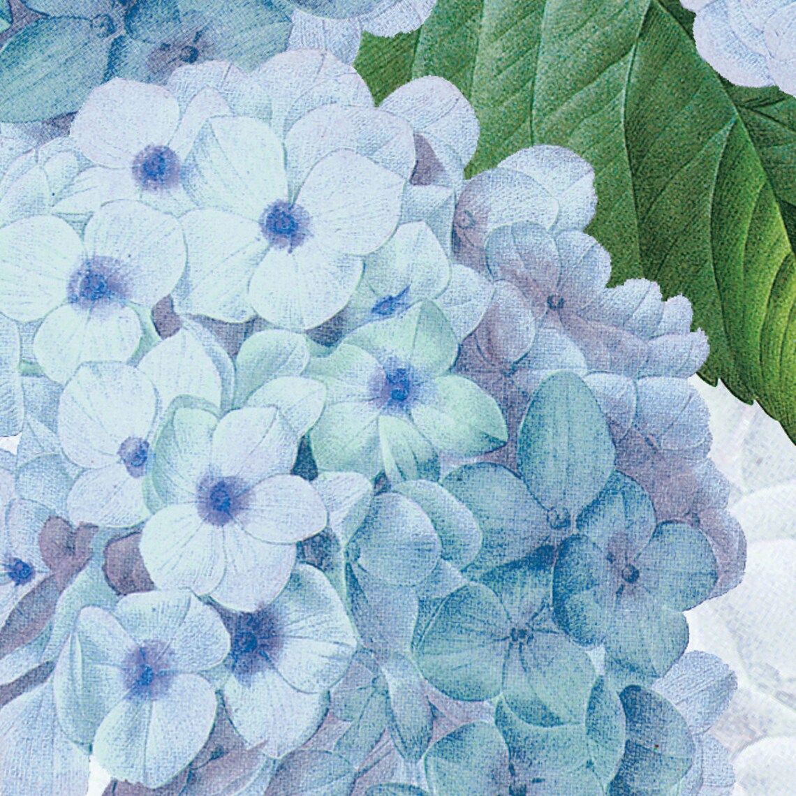 Personalized Stationery Set - BLUE HYDRANGEA - Pretty Stationary ...