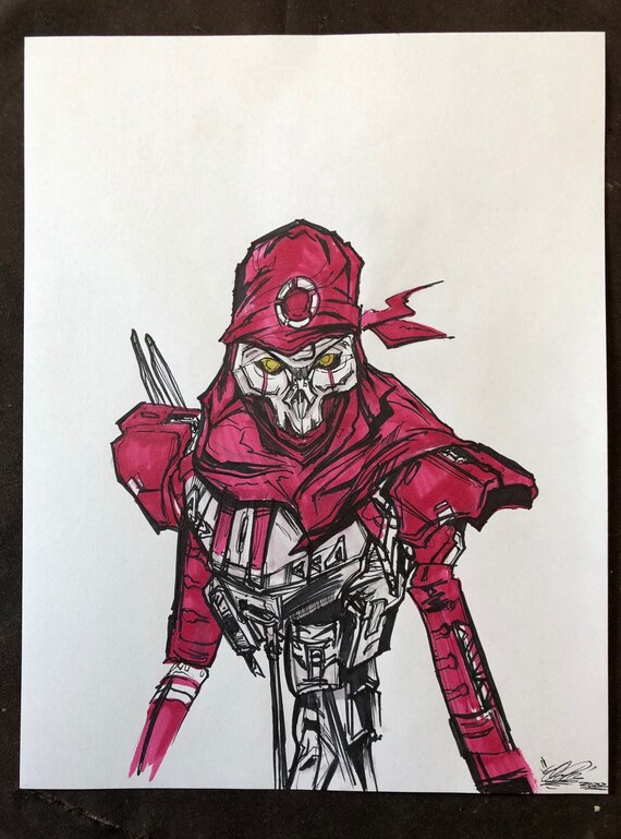 Apex Legends Revenant Drawing - Etsy
