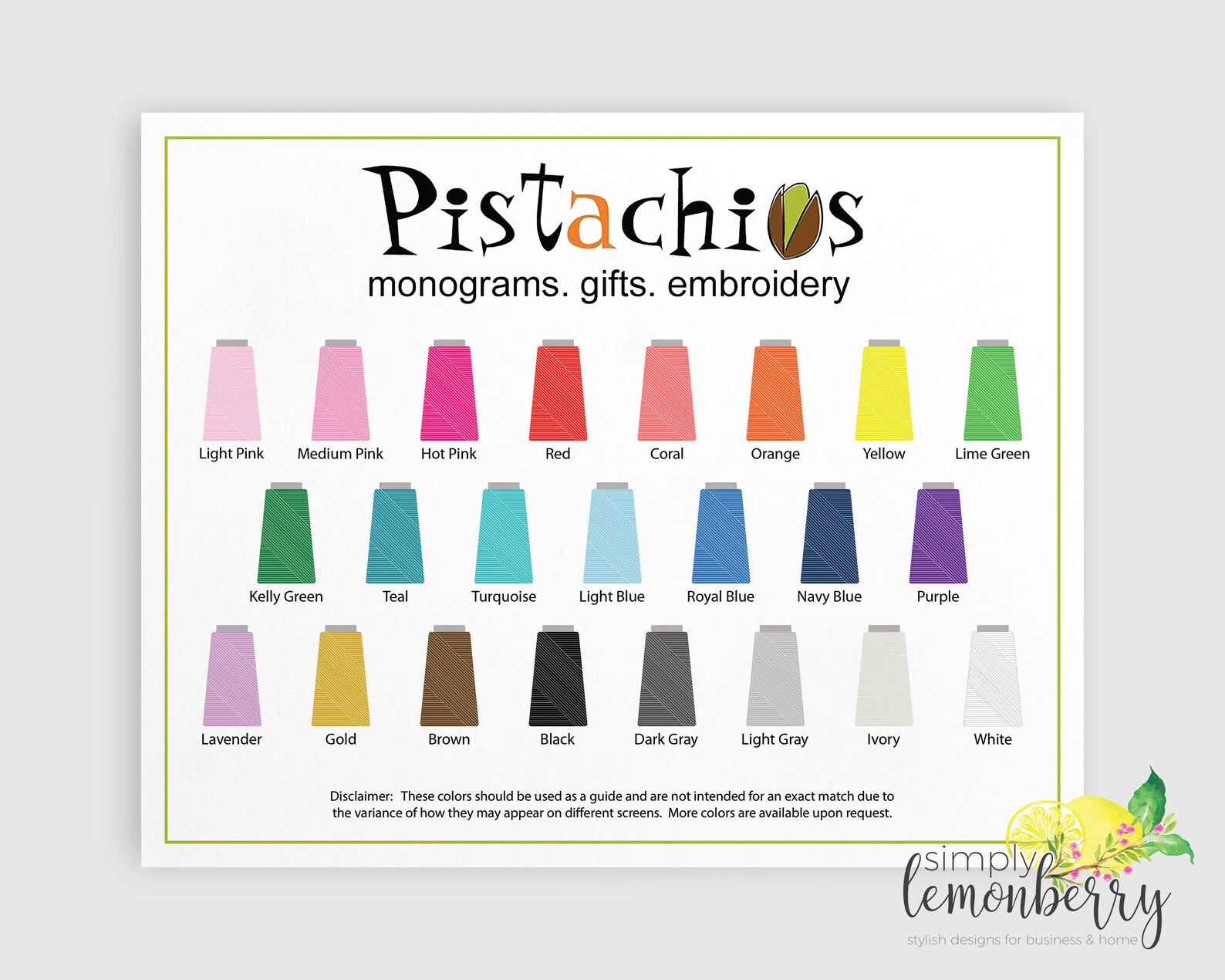 Custom Color Chart Custom Fabric Samples Chart Customized | Etsy