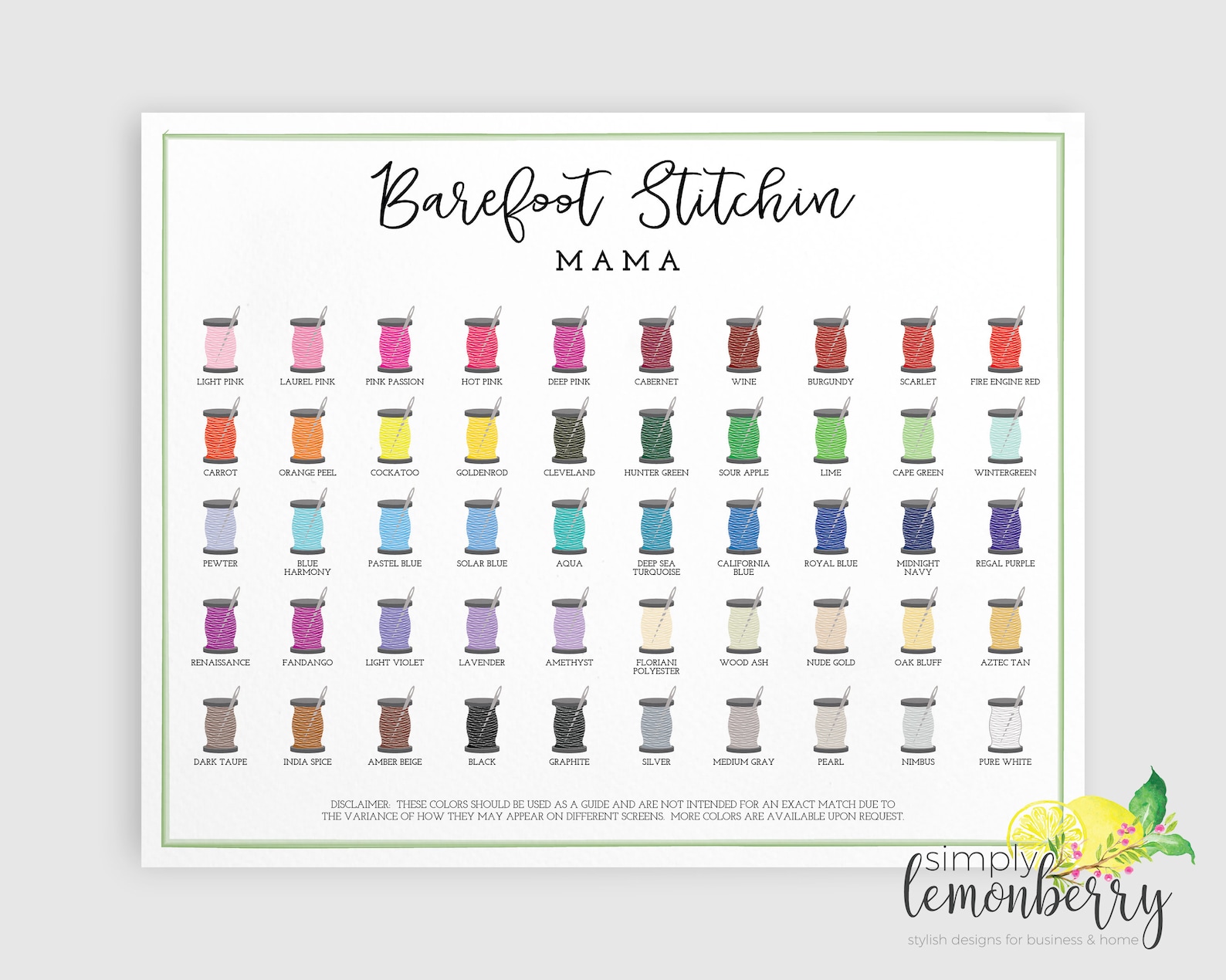 Custom Color Chart Custom Fabric Samples Chart Customized | Etsy