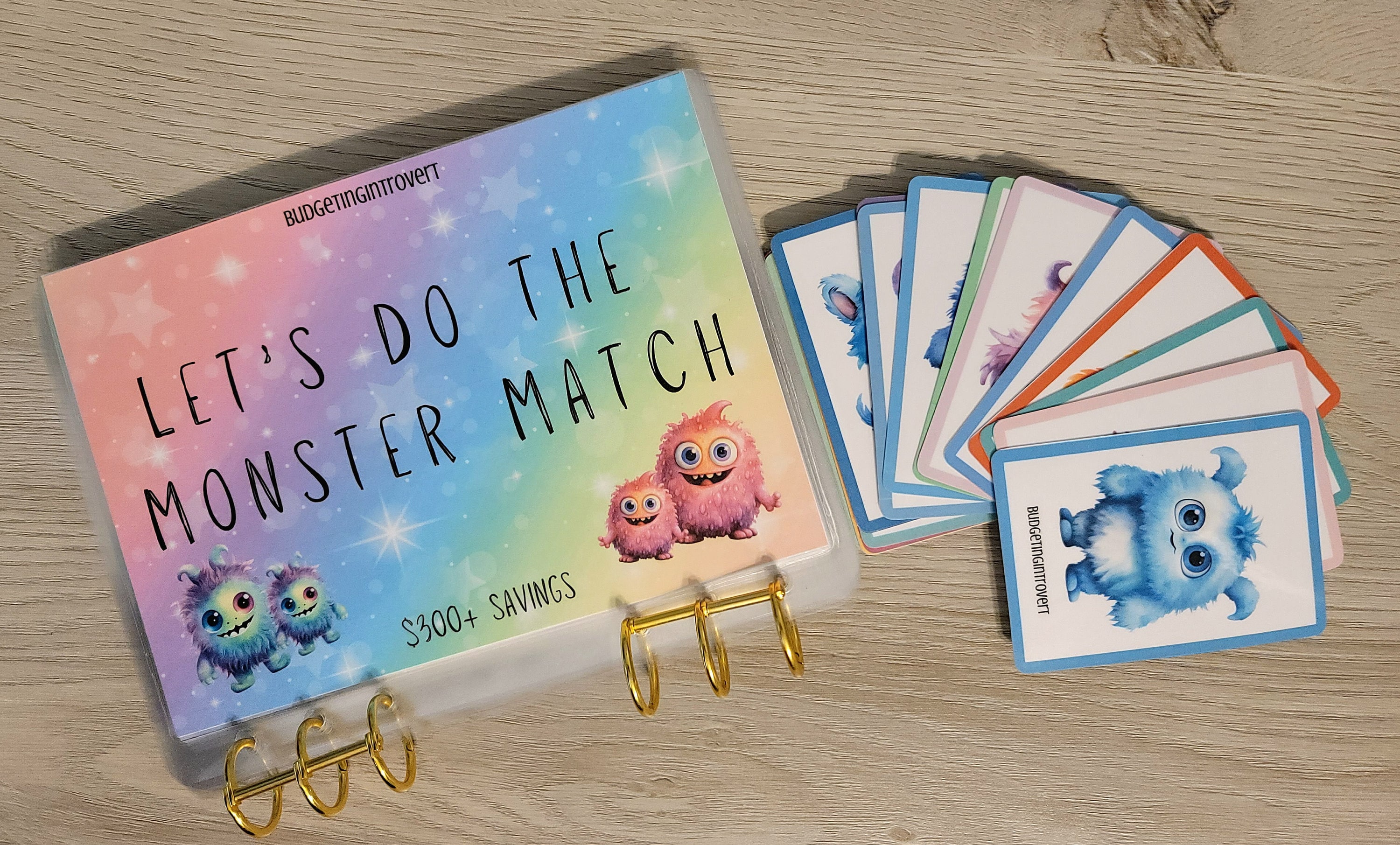 Let's Do the Monster Match Savings Challenge Binder | Savings Challenge ...