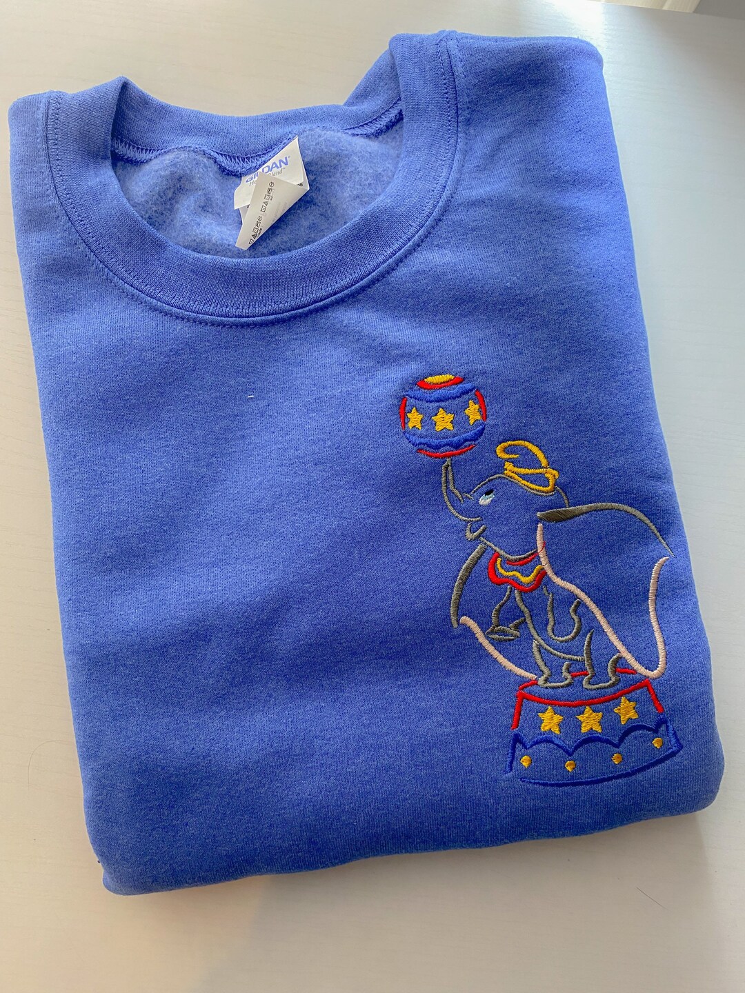Dumbo Circus Embroidered Sweatshirt | Disney World | Disneyland ...