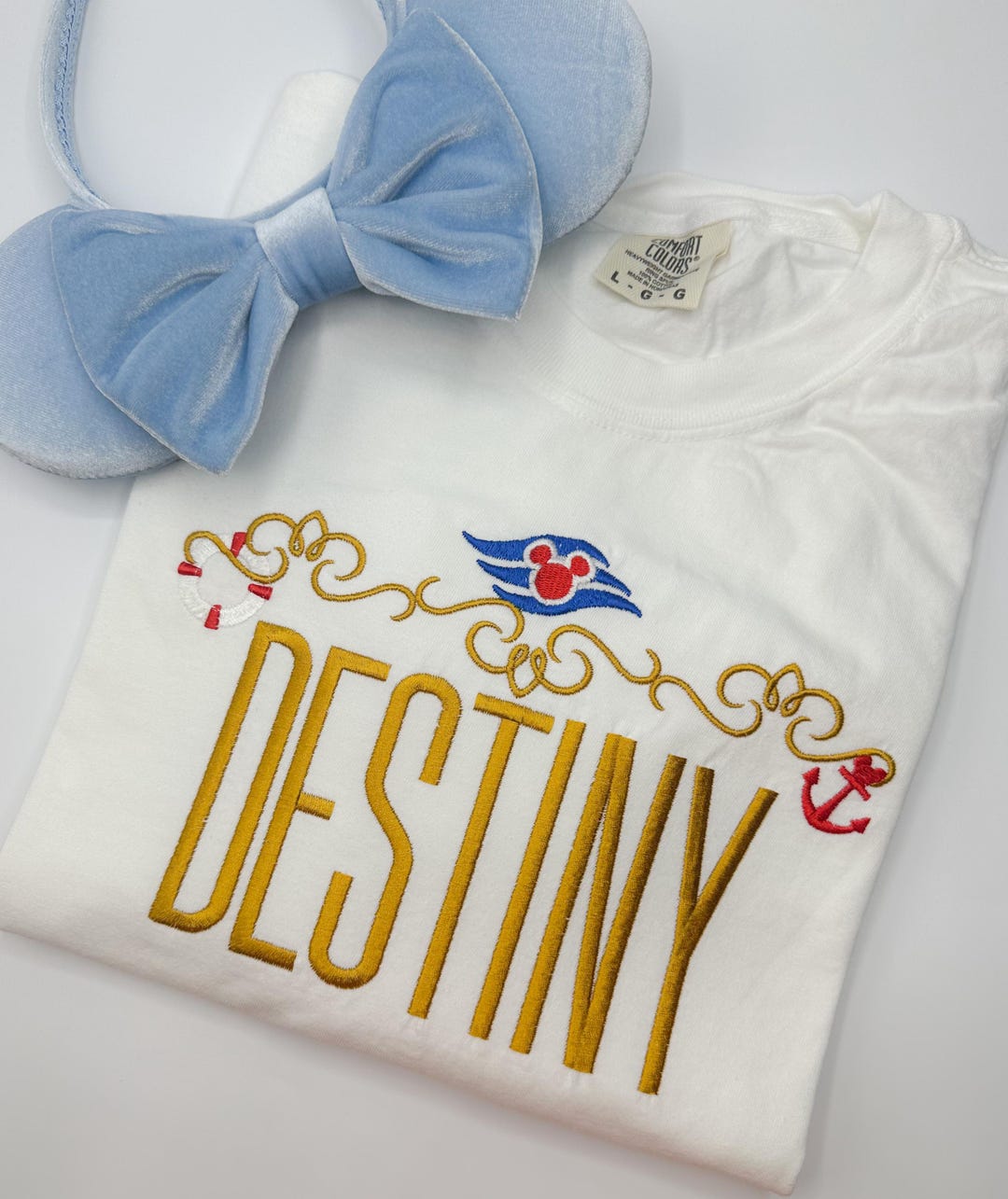 Destiny Cruise Ship Embroidered Sweatshirt | Disney Cruise Embroidered ...