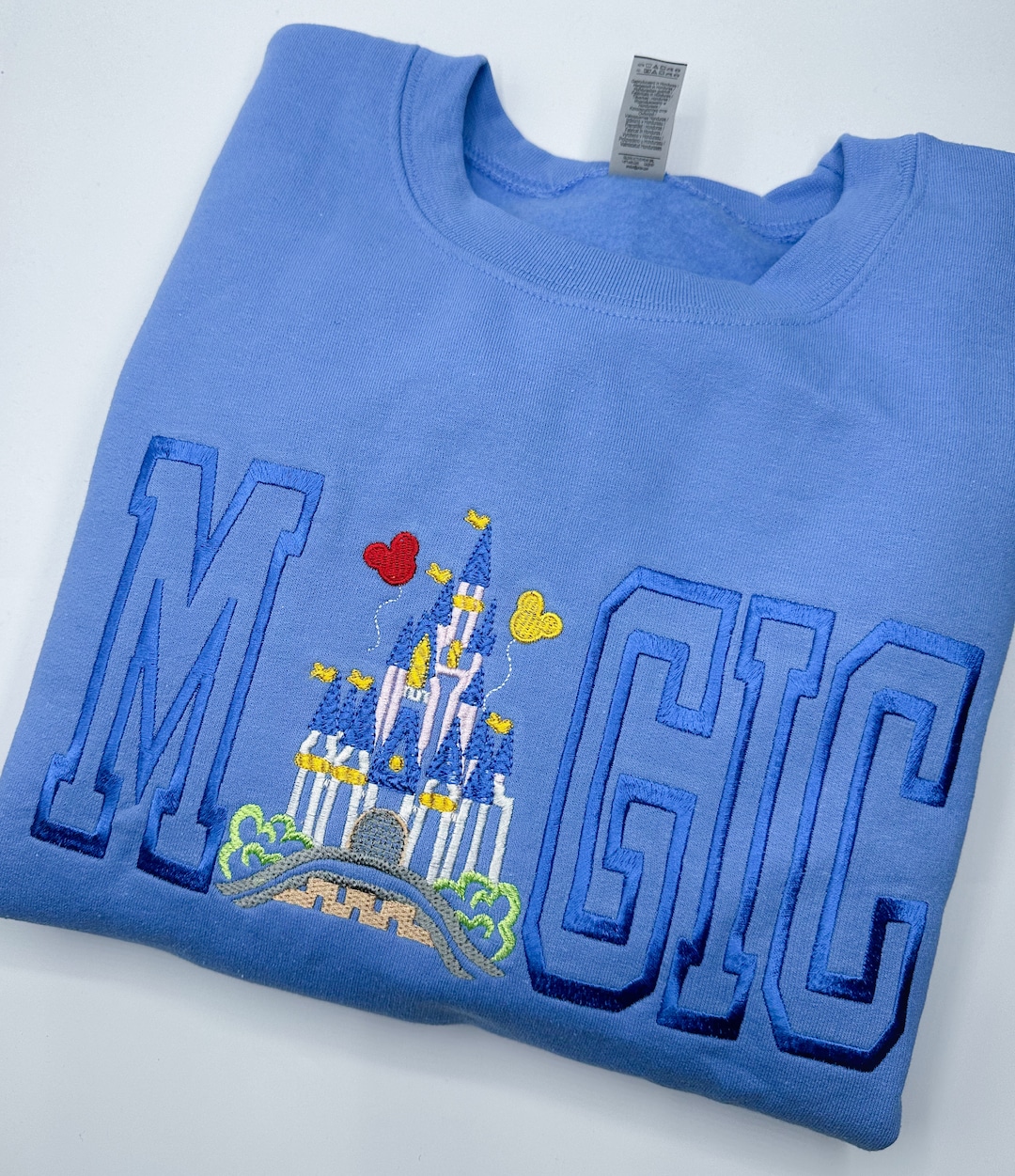 Magic Castle Embroidered Sweatshirt | Magic Embroidered Crewneck ...