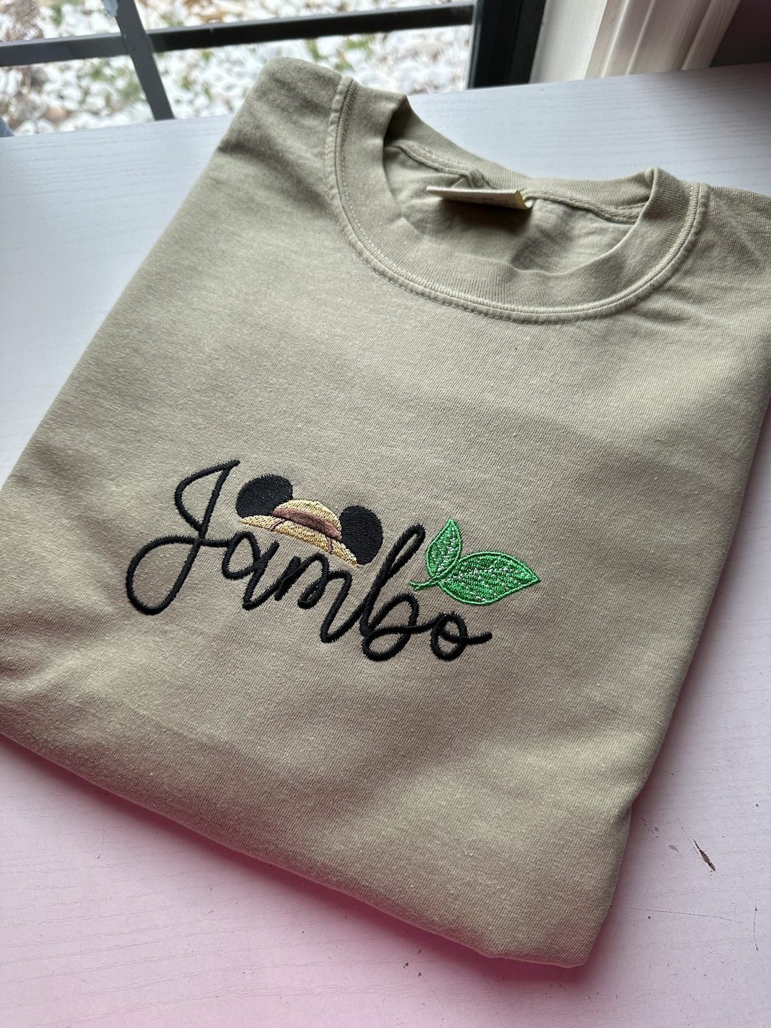 Jambo Mickey Embroidered Shirt - Animal Kingdom Mickey Mouse ...