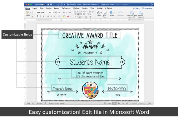 Certificate Templates For Mac