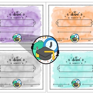 Values Award Certificate Template for Kids - Digital Download - Etsy