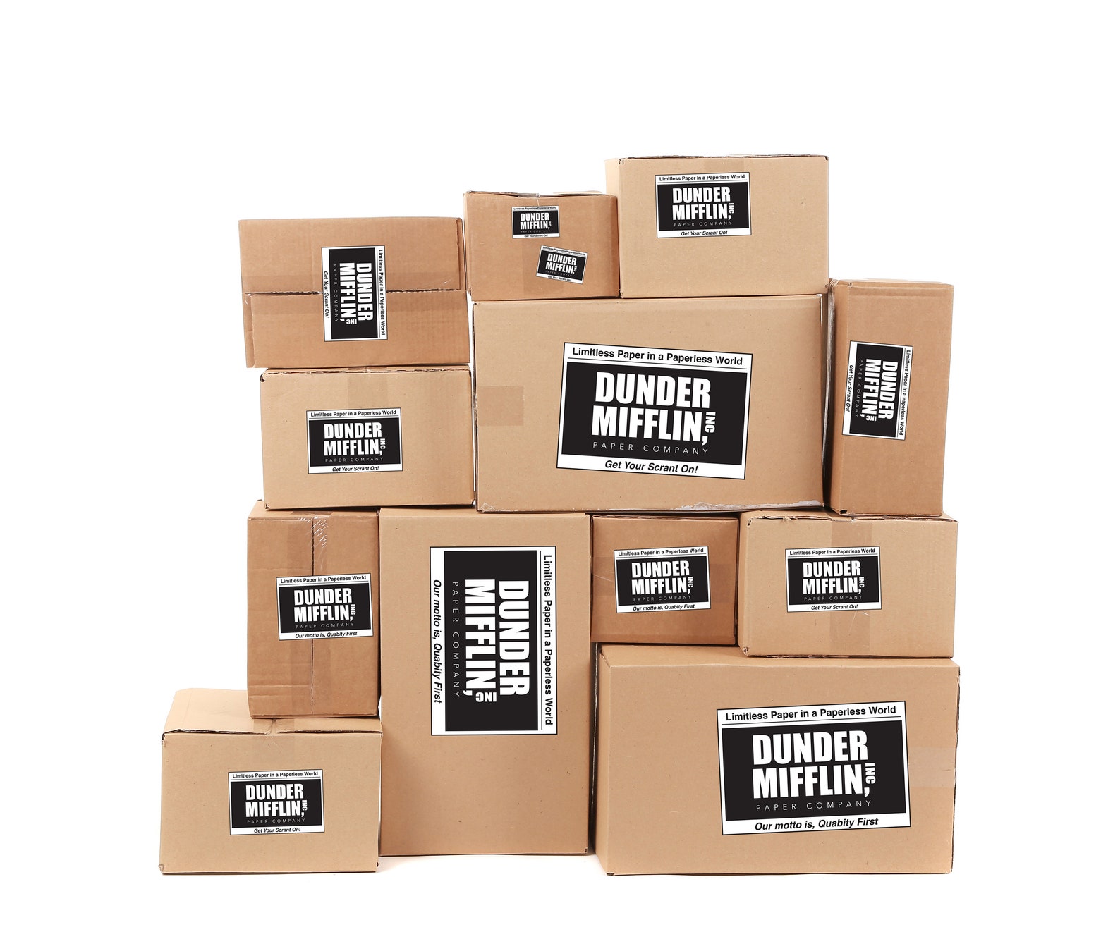 The Office - Dunder Mifflin Box Labels - Digital Download - 3 Size ...