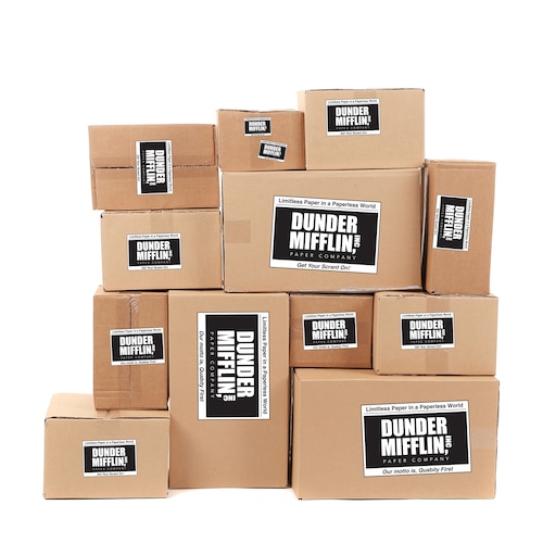 The Office Dunder Mifflin Box Labels Digital Download 3 - Etsy