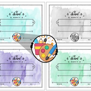 Creative Award Certificate Template for Kids - Digital Download - Etsy