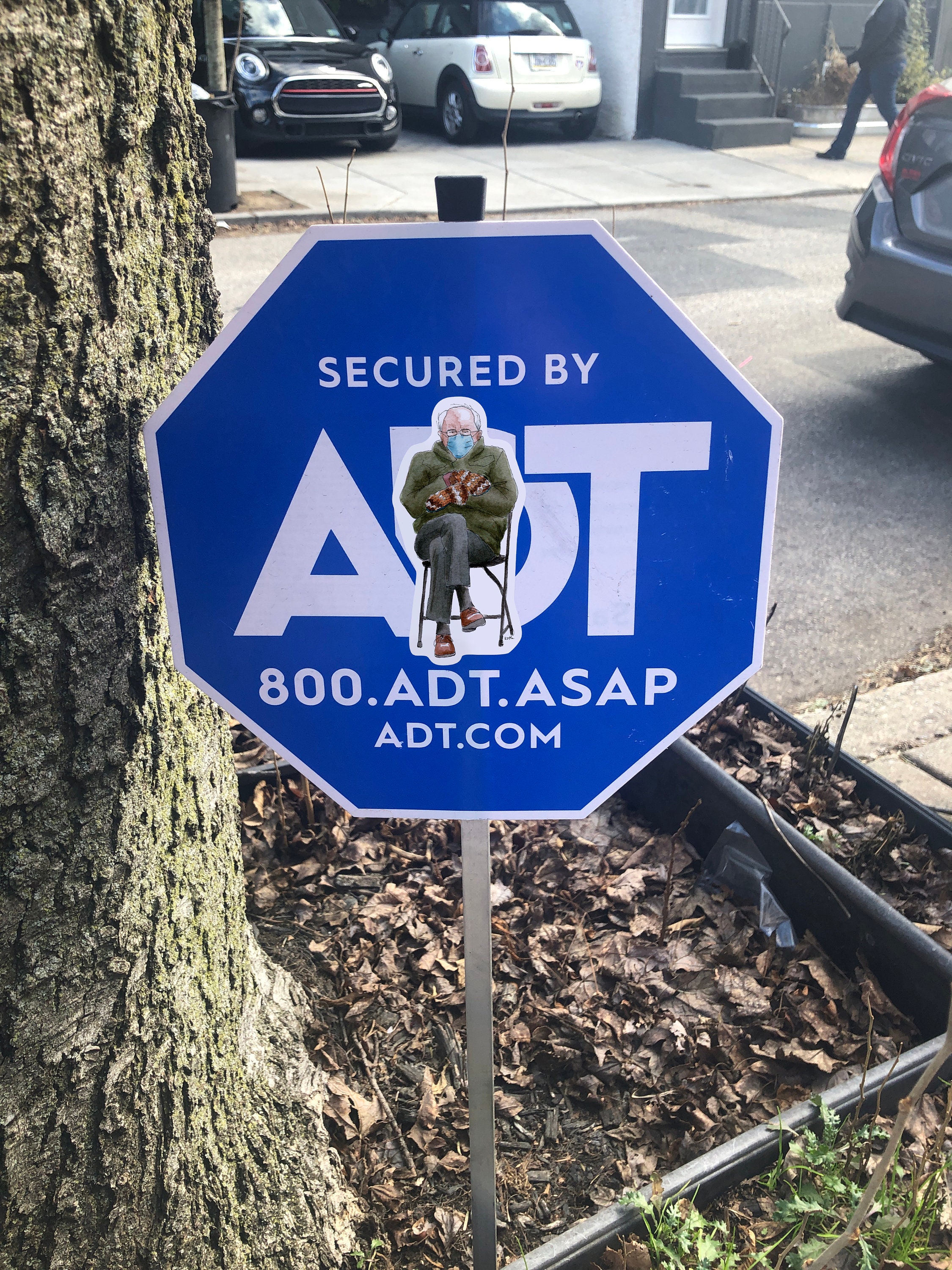 Bundled up Bernie Meme Sticker - Etsy Singapore