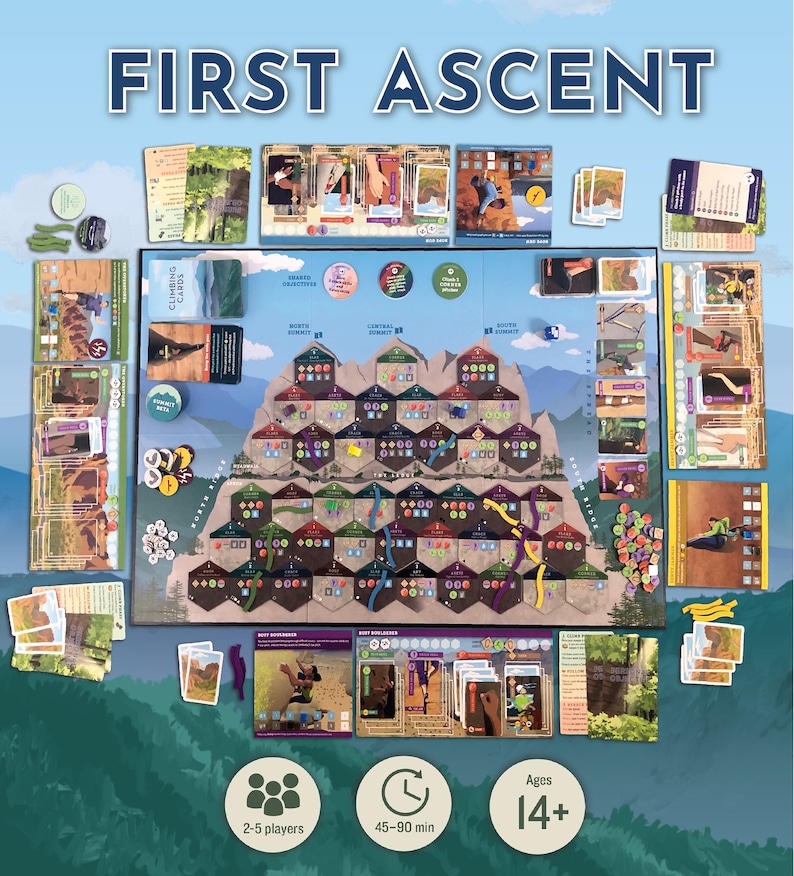 First Ascent Board Game Print-n-play - Etsy
