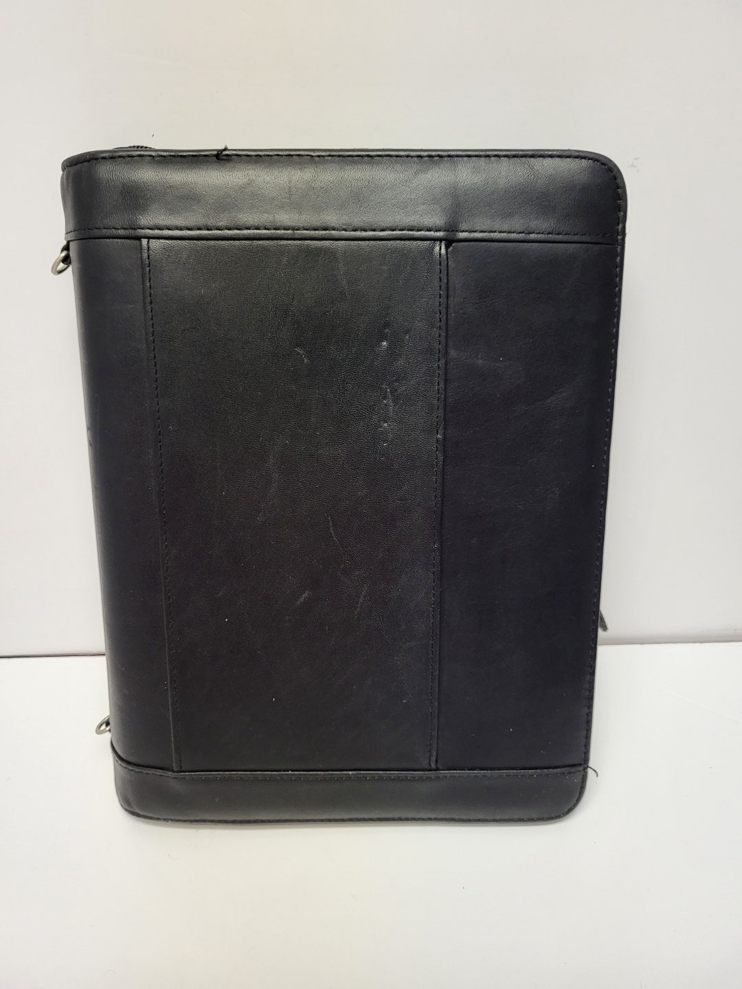 1990s Black Leather Day Timer Filofax - Etsy