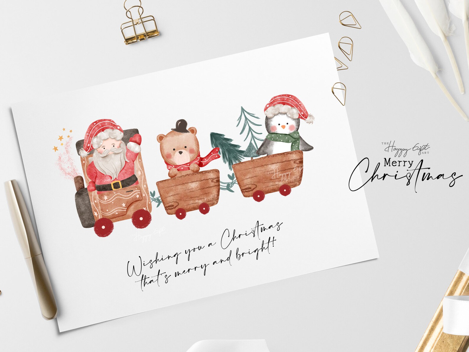 Christmas Watercolor Clipart Santa Claus Clipart Christmas - Etsy