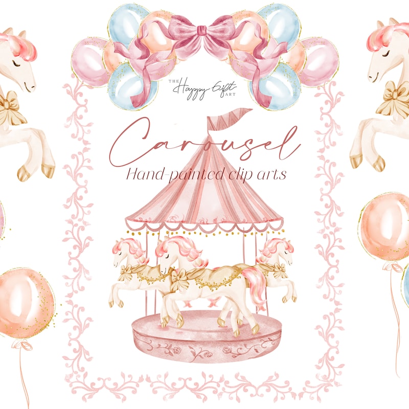 Pink Carousel - Etsy