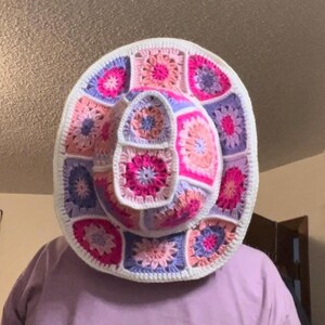 PATTERN ONLY- Crochet Cowboy Hat, Granny Square Cowboy Hat - Etsy