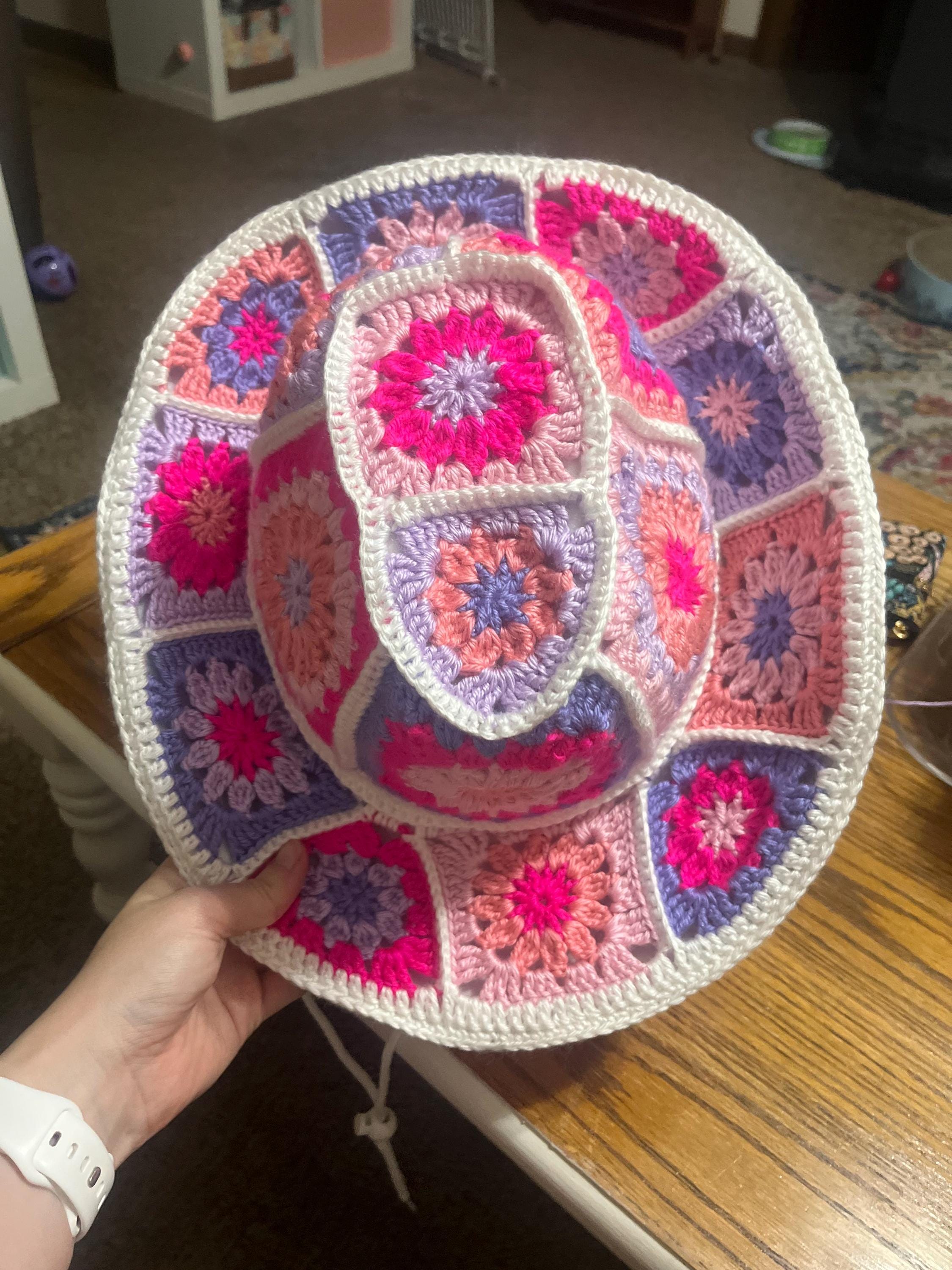 PATTERN ONLY- Crochet Cowboy Hat, Granny Square Cowboy Hat - Etsy