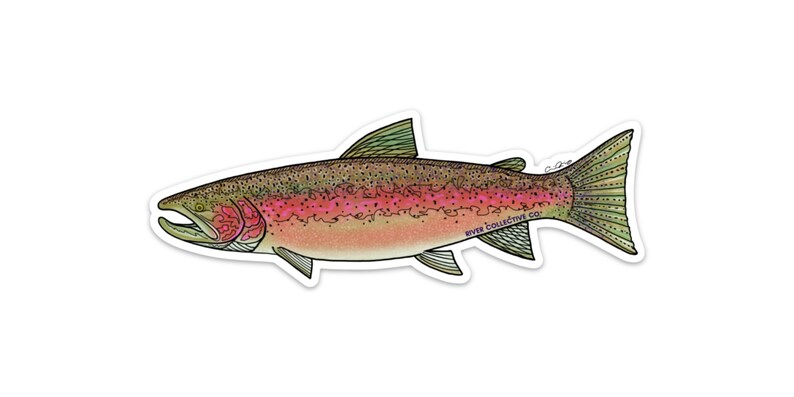 Steelhead Sticker Decal 20% Flows to Western Rivers - Etsy
