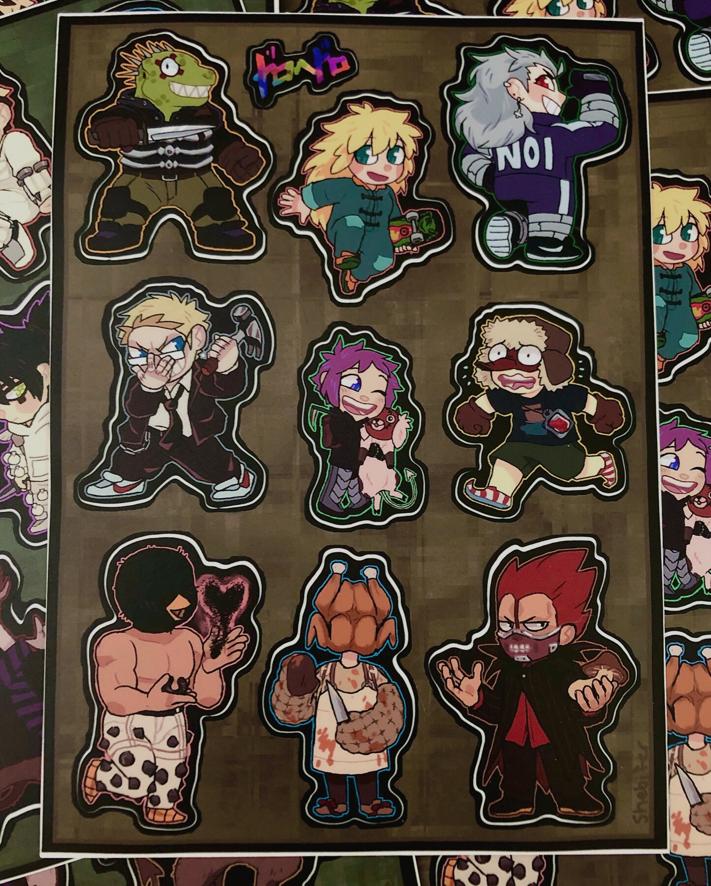 Dorohedoro Sticker Sheets - Etsy