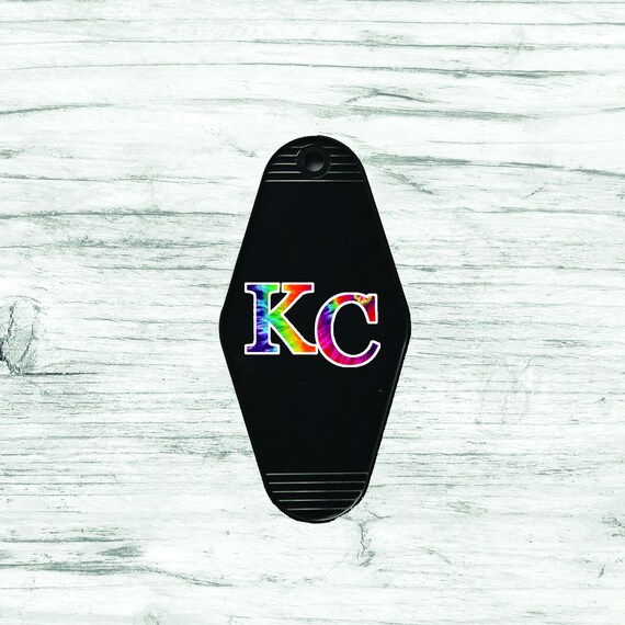Tie Dye Kansas City KC Keychain KC Kansas City Keychain KC | Etsy