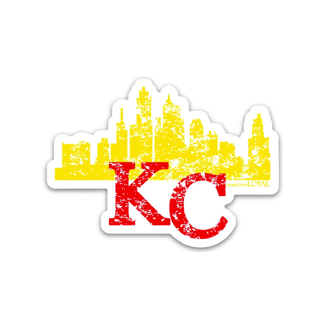 Kansas City Skyline Sticker | KC Proud| Tumbler Decal | Laptop Decal ...