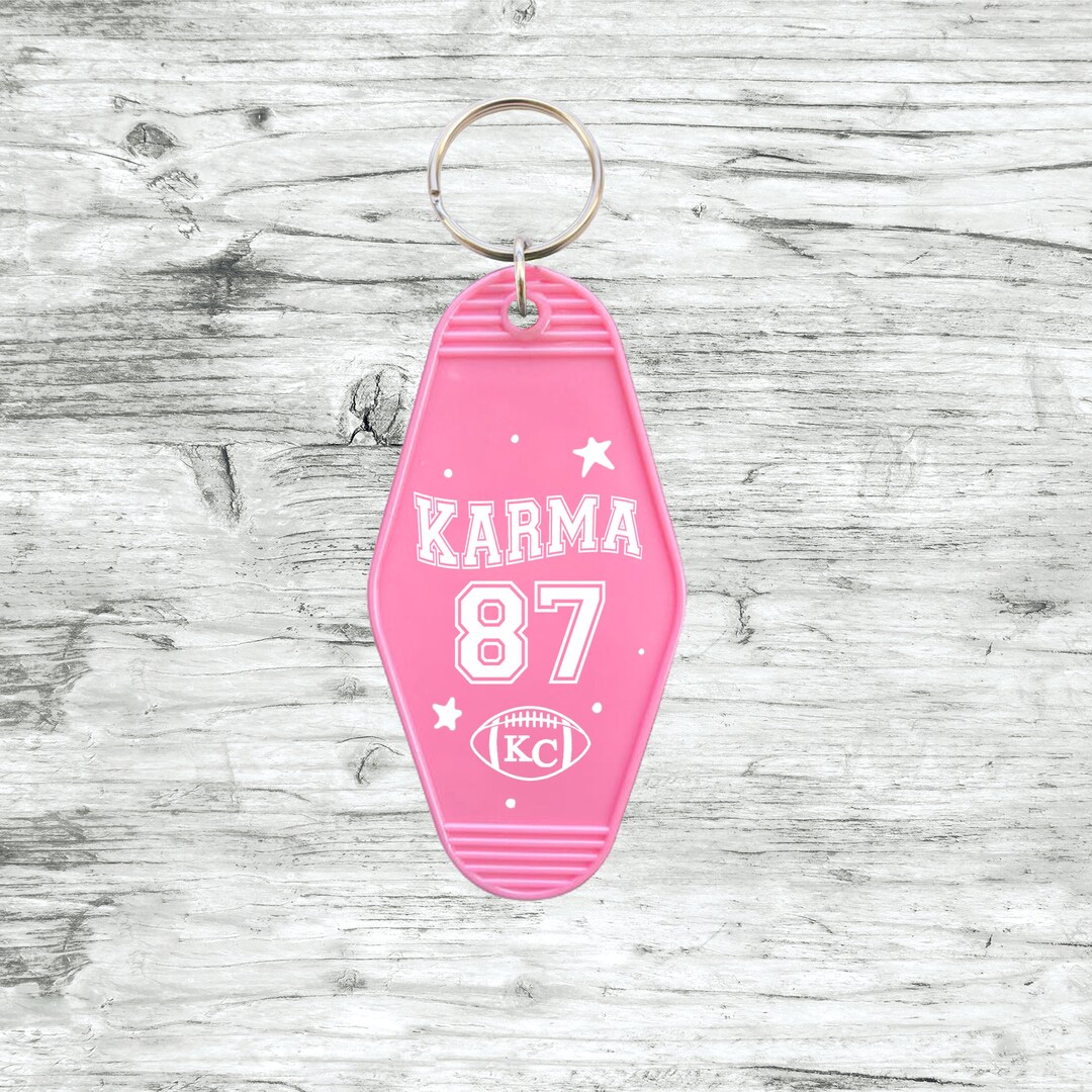 Karma 87 | KC Kansas City Keychain | Kc Kansas City Gift| in My Red Era ...