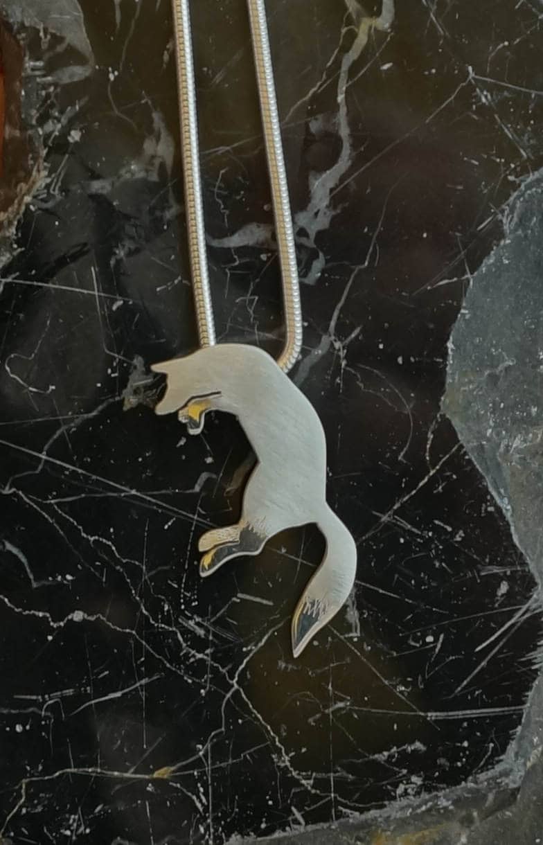 Prancing Fox Earrings Handmade Sterling Silver . Fox Jewelry, Jumping ...