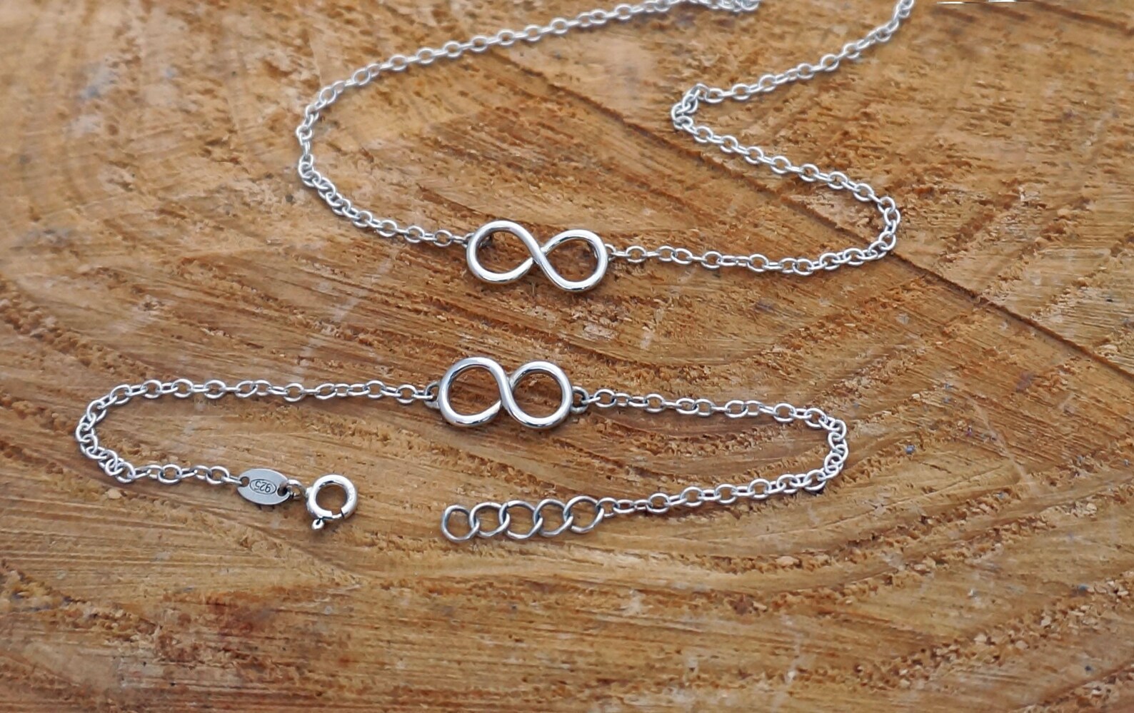 Infinity Symbol Bracelet Handmade Sterling Silver Bridesmaid - Etsy
