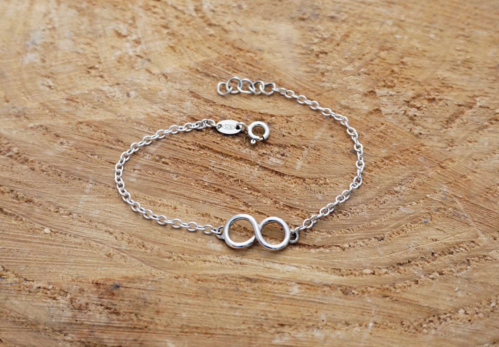 Infinity Symbol Bracelet Handmade Sterling Silver Bridesmaid - Etsy