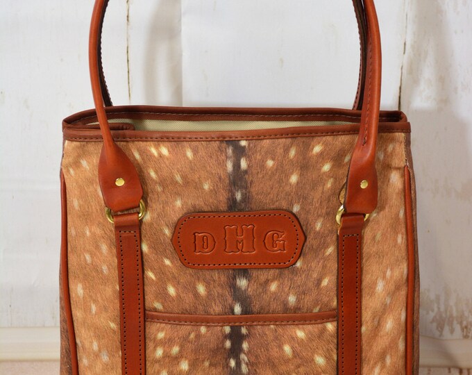 Back in Stock South TX Axis Hide Laptop/tote & Buttery Colombian ...