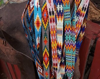 Native american beaded lanyard | Etsy