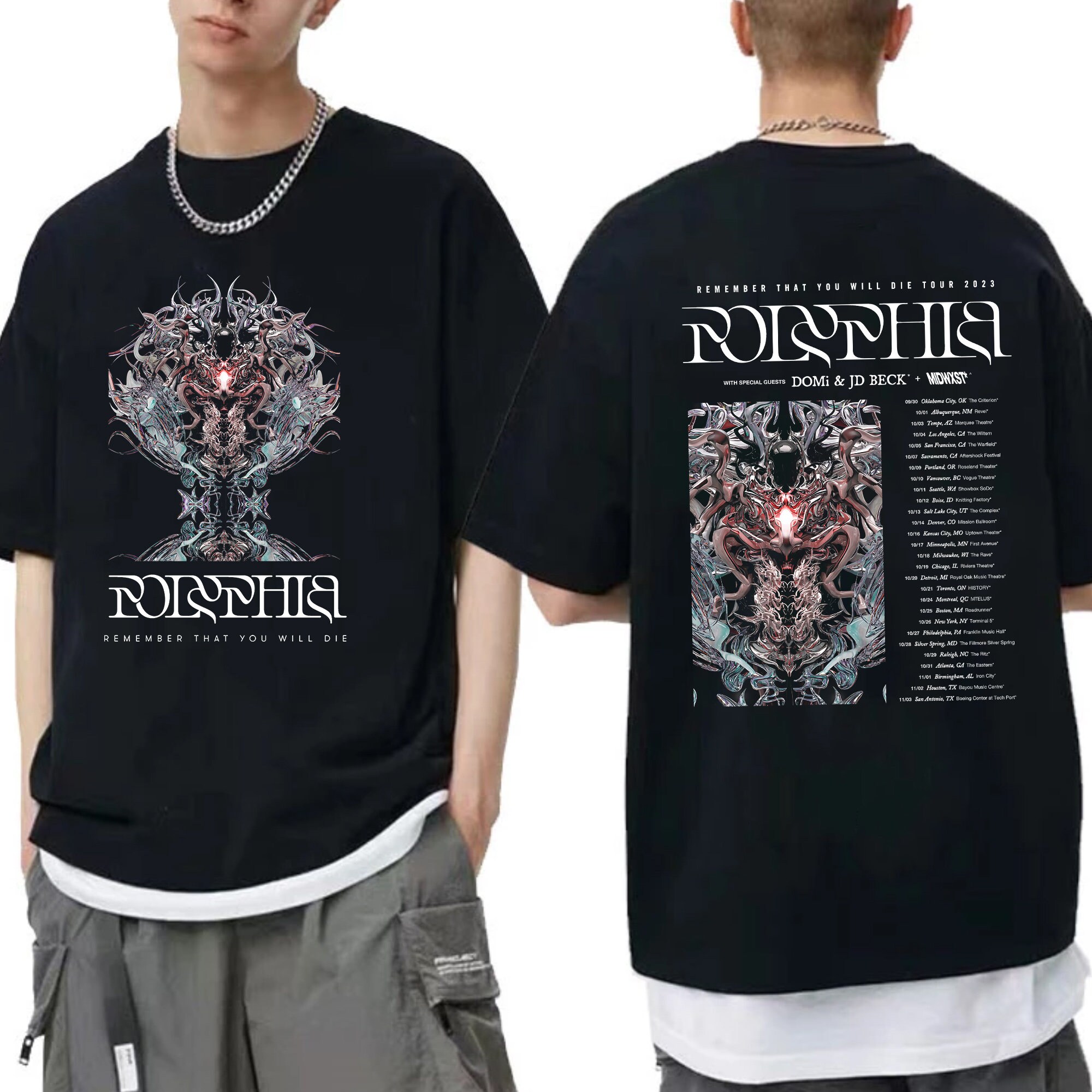 Polyphia Remember That You Will Die Tour 2023 Png, Polyphia 2023 Tour Png, Polyphia Rock Band ...