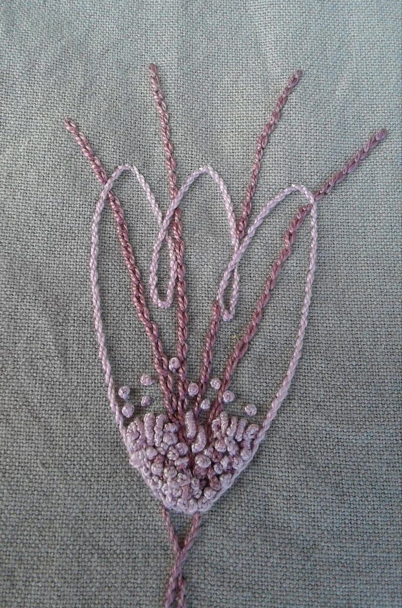 4 Big Hand Embroidery Patterns Personality by Starla Joy - Etsy