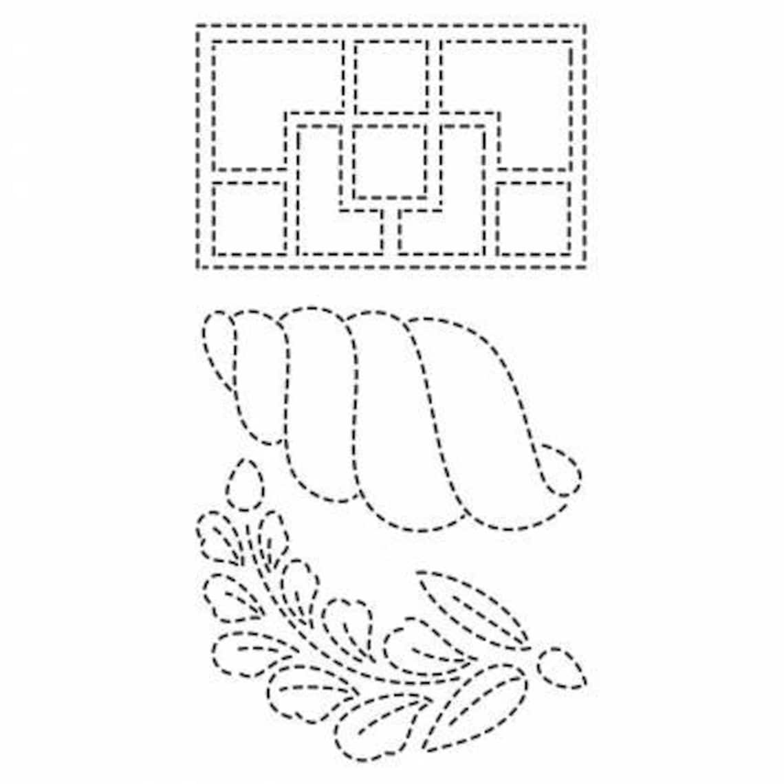 Set 2 Sashiko Stencils for Japanese Embroidery NEW SET - Etsy