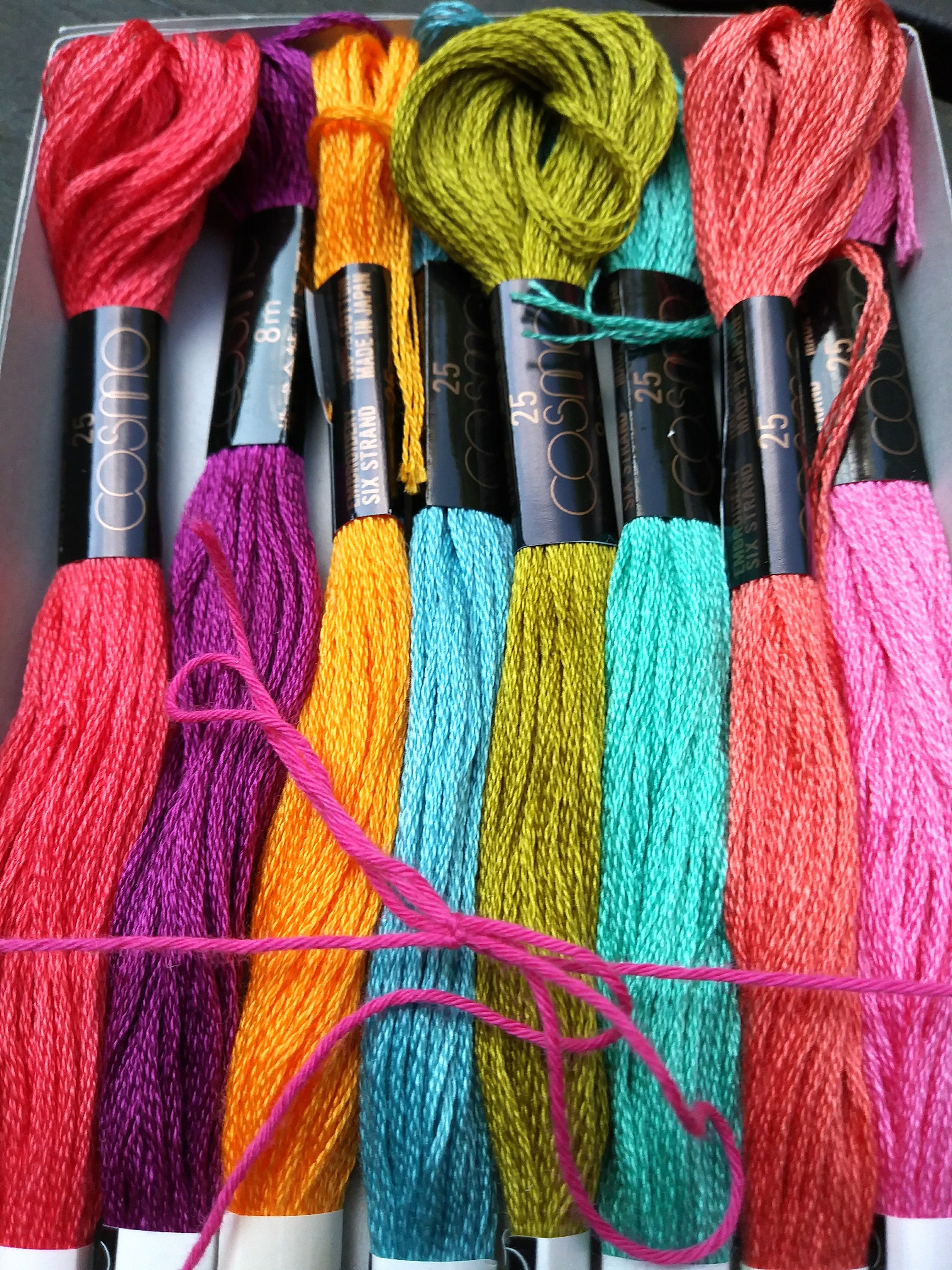 Japanese Modern Set Cosmo 6 Strand High Quality Floss - Etsy