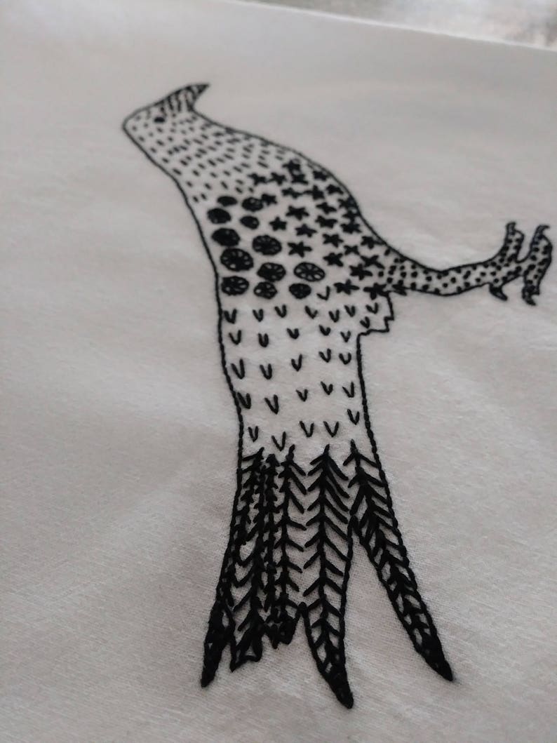 Crow Embroidery Pattern Digital Download | Etsy