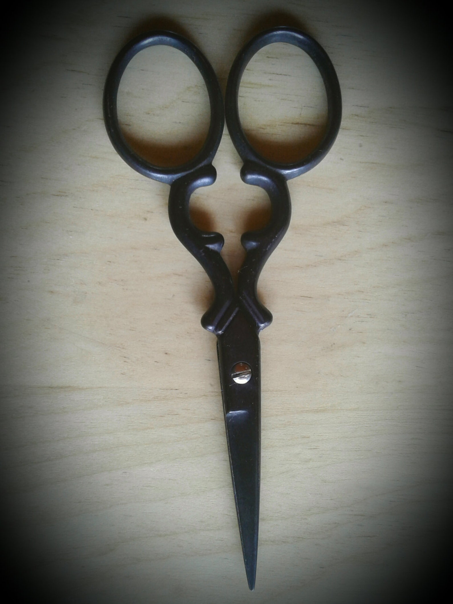 Black Embroidery Scissors European Design Made in Italy - Etsy