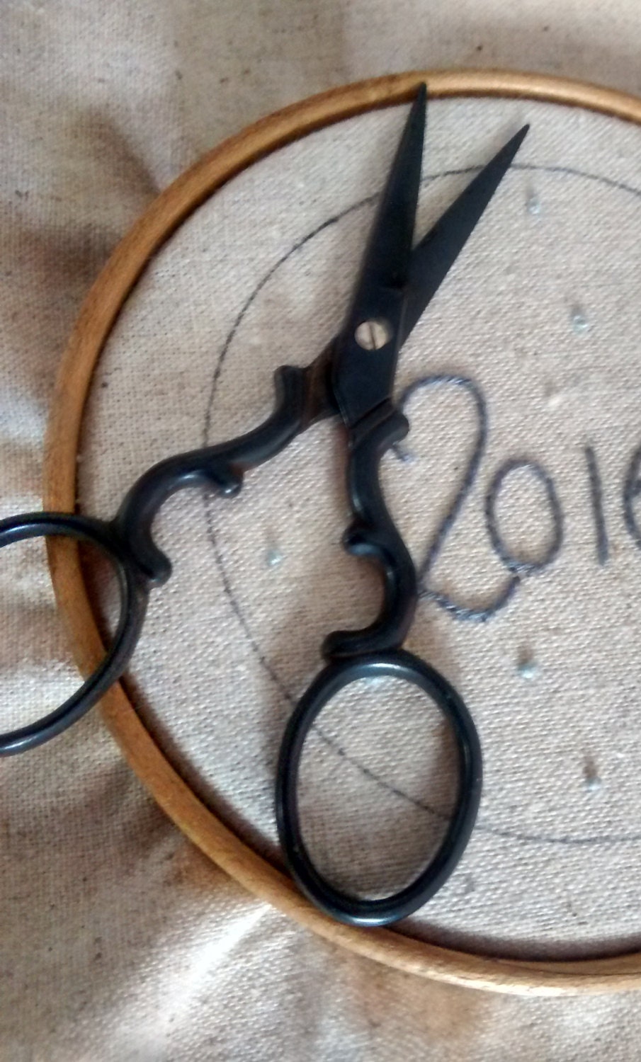 Black Embroidery Scissors European Design Made in Italy - Etsy