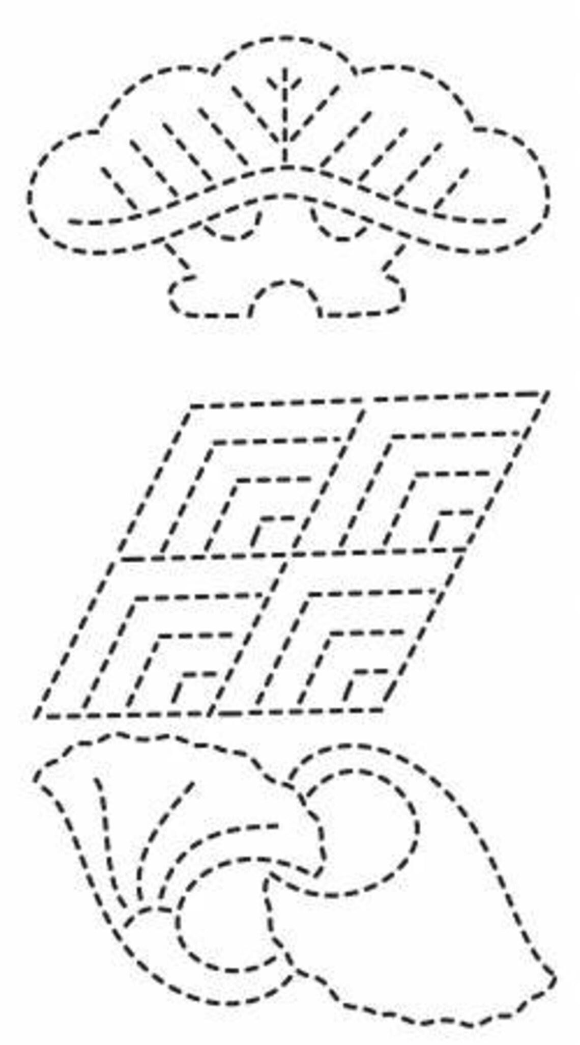 Set 2 Sashiko Stencils for Japanese Embroidery NEW SET - Etsy