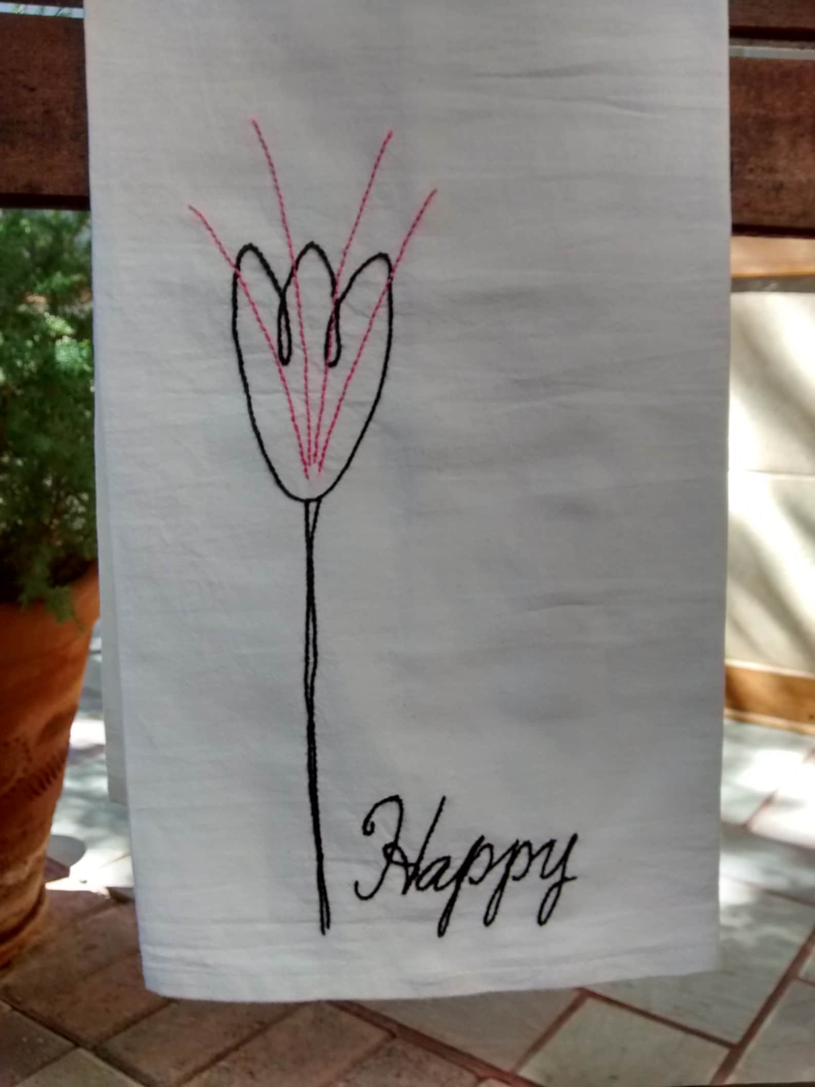 4 Big Hand Embroidery Patterns Personality by Starla Joy - Etsy