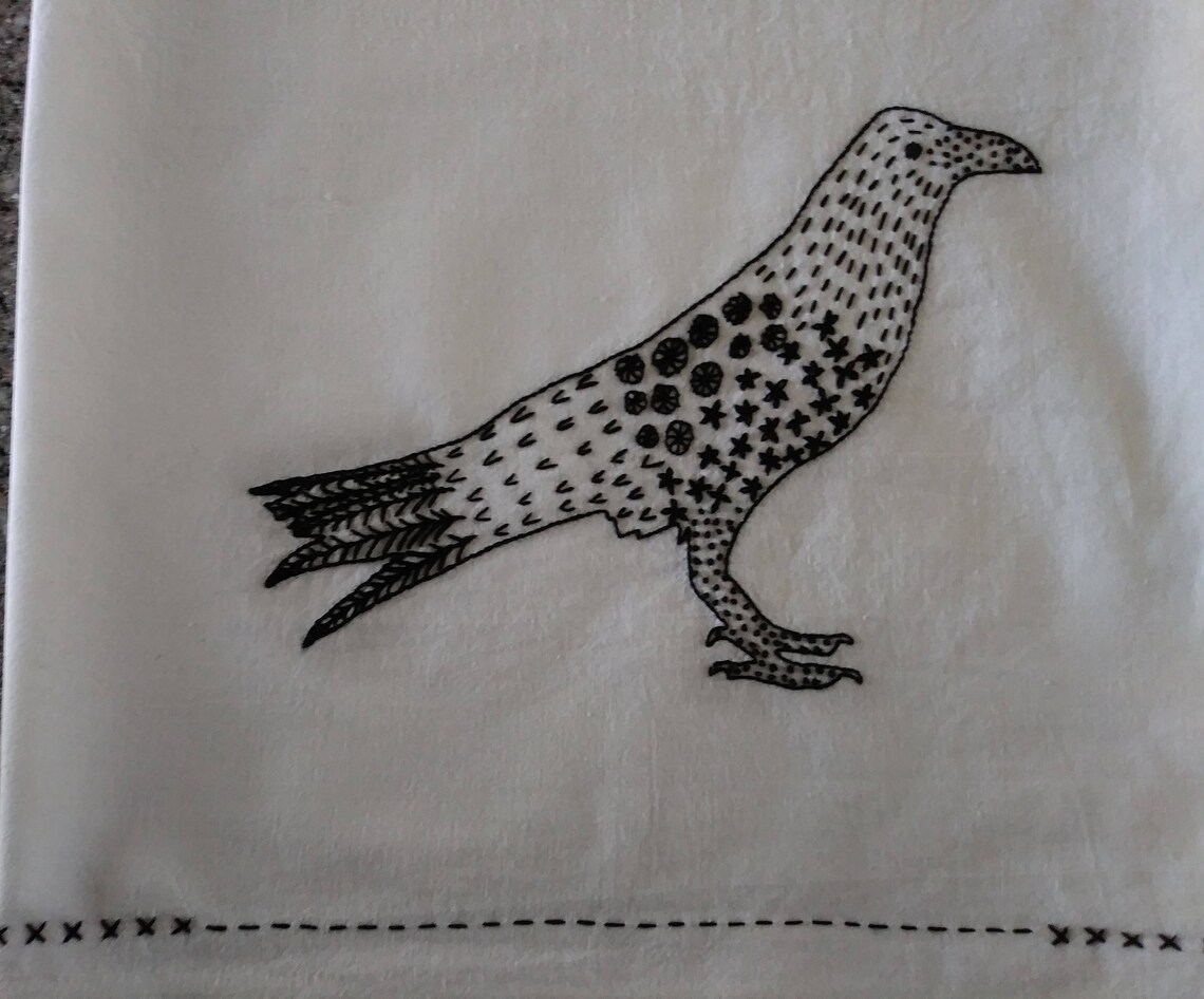 Crow Embroidery Pattern Digital Download | Etsy