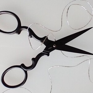 Black Embroidery Scissors European Design Made in Italy - Etsy