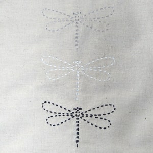 Sashiko Stick N Stitch Dragonfly Pattern for Clothing & Fabrics - Etsy