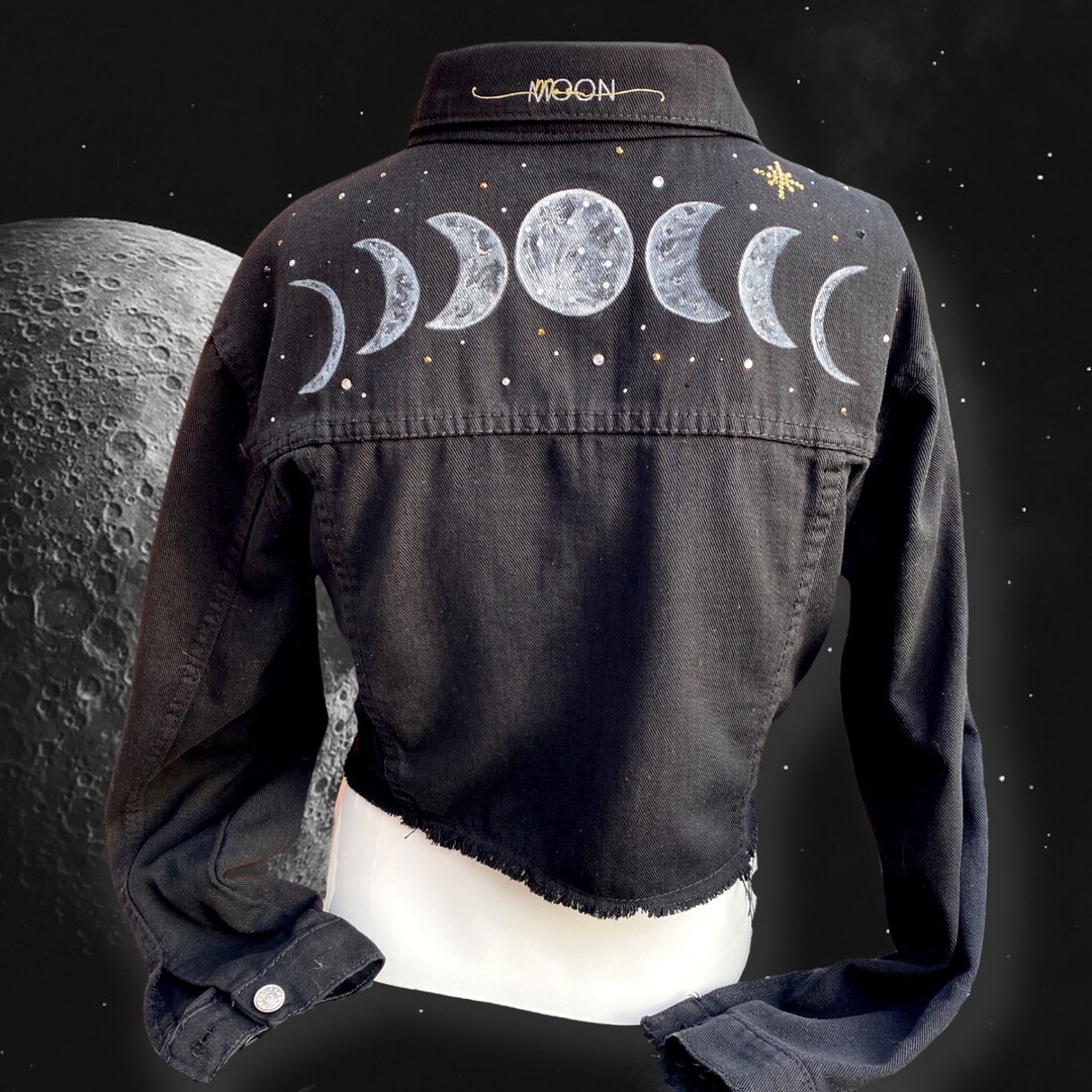 Moon Denim Jacket - Etsy