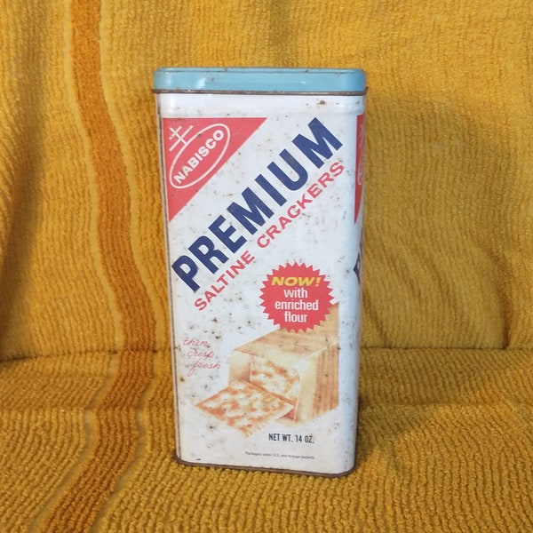 Vintage Cracker Tin - Etsy