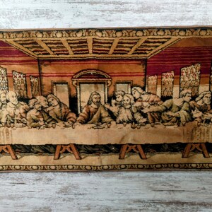 Last Supper Tapestry (unframed-will Arrive Rolled/folded) | Antique ...