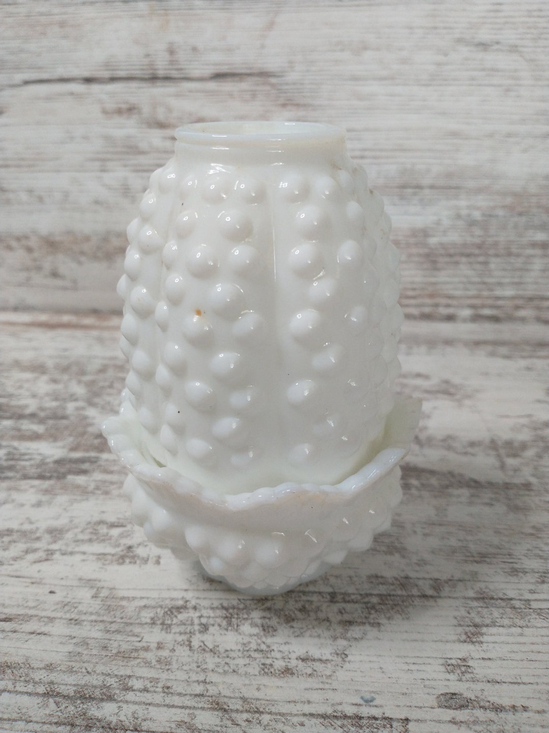 Vintage Hobnail Milk Glass Fairy Lamp Vintage White Fairy Lamp Vintage ...