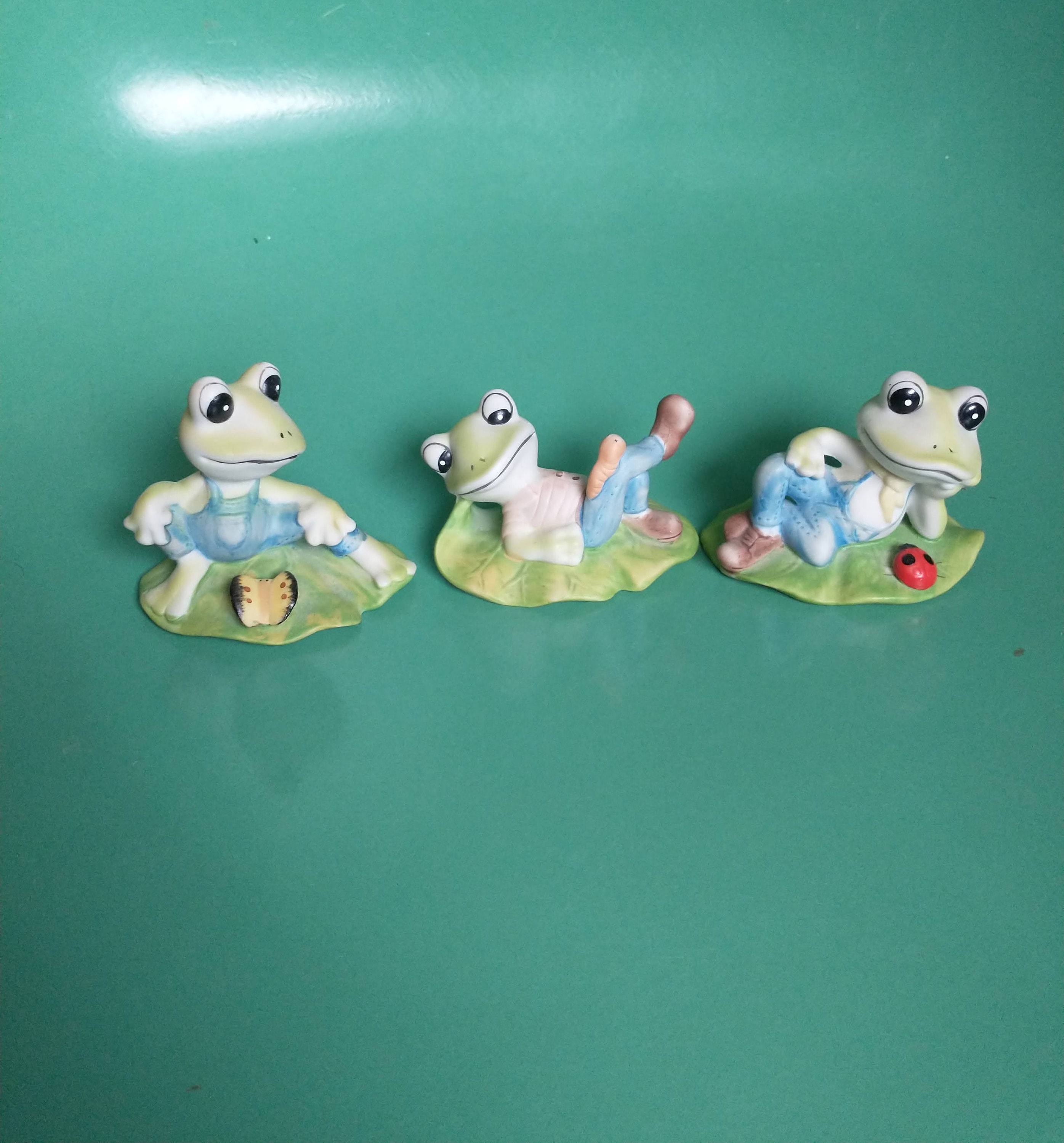 Collectibles Figurines & Knick Knacks Vintage Homco Frogs Trio Retro ...
