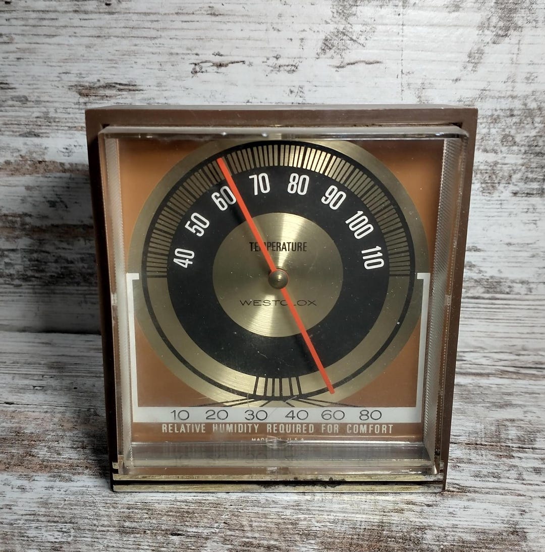 Vintage Indoor Thermometer | Vintage Thermometer | Vintage Thermometer ...